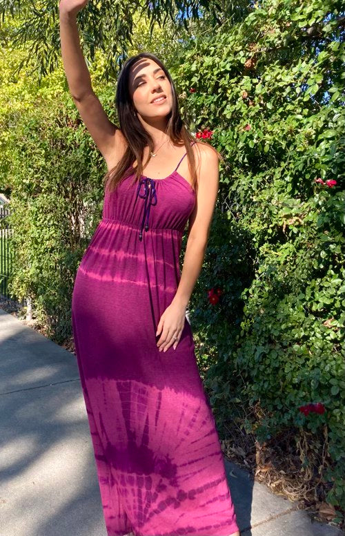 Tie dye maxi dress – Institute Liberal